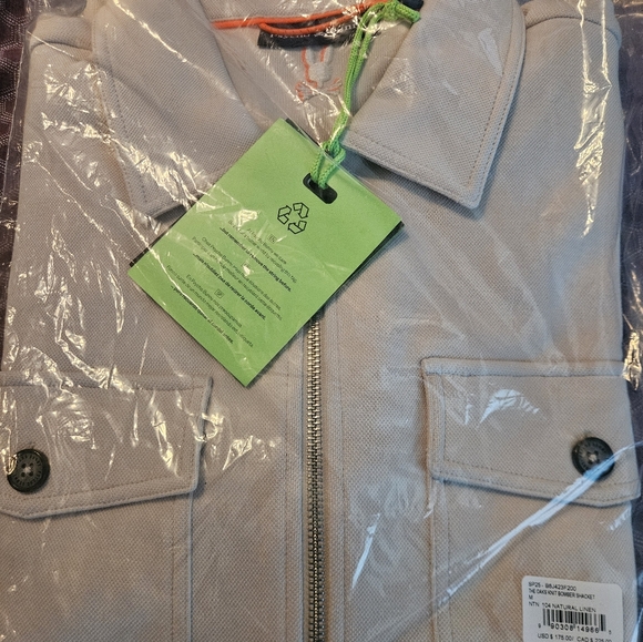 Psycho Bunny | Jackets & Coats | Psycho Bunny Cream Shirt Jacket | Poshmark